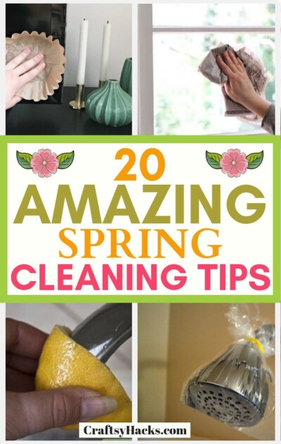 20 Amazing Spring Cleaning Tips Your House Needs - Craftsy Hacks