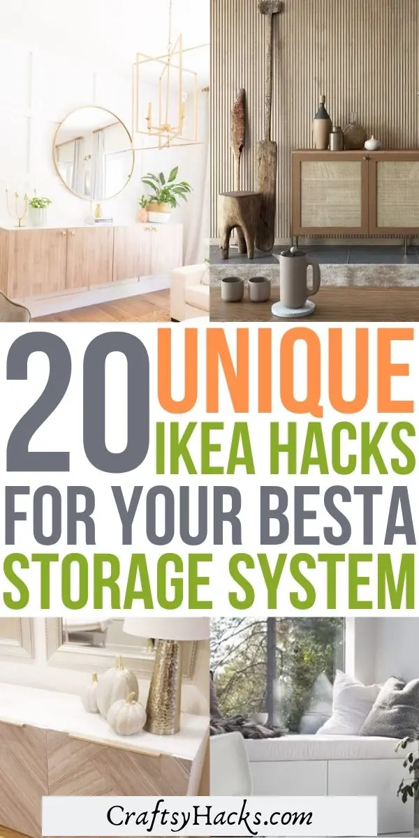 20 Trendy IKEA Besta Hacks - Craftsy Hacks