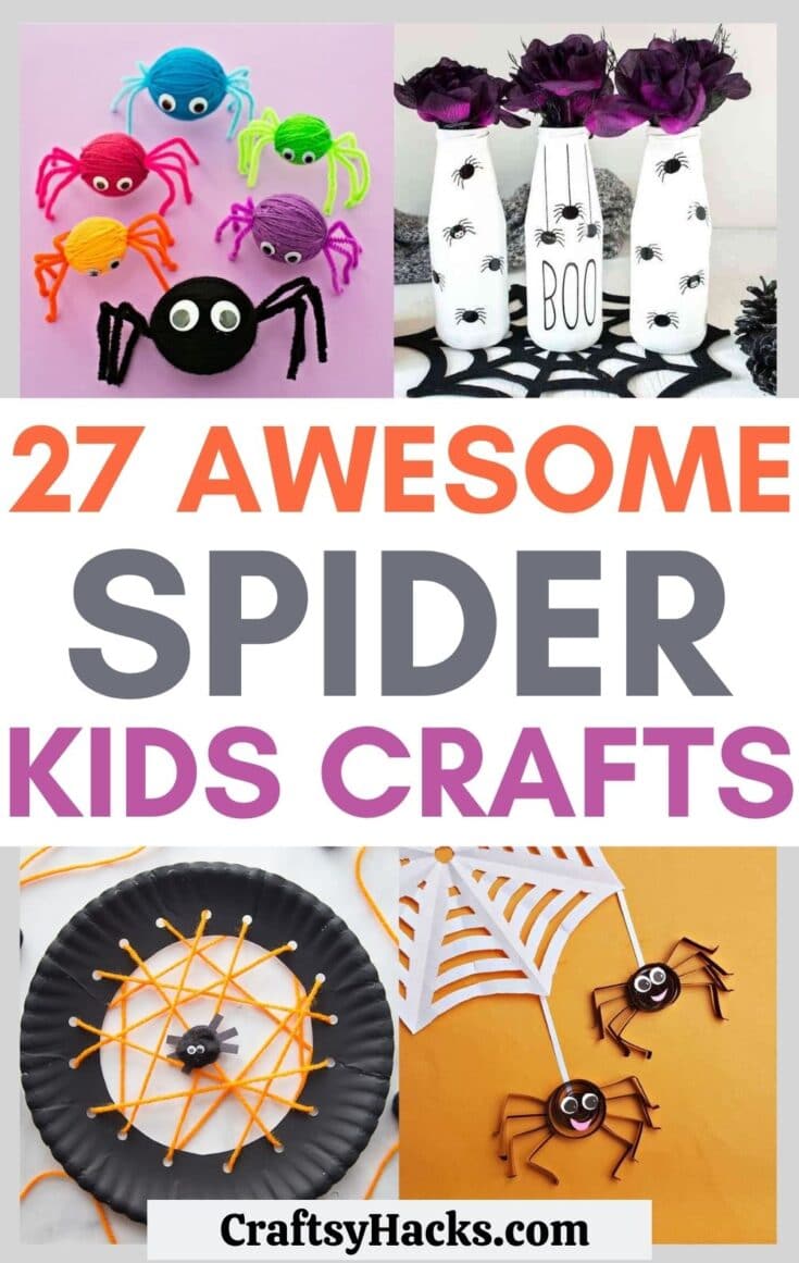 27 Spider Crafts Your Bug-Loving Child Will Adore - Craftsy Hacks