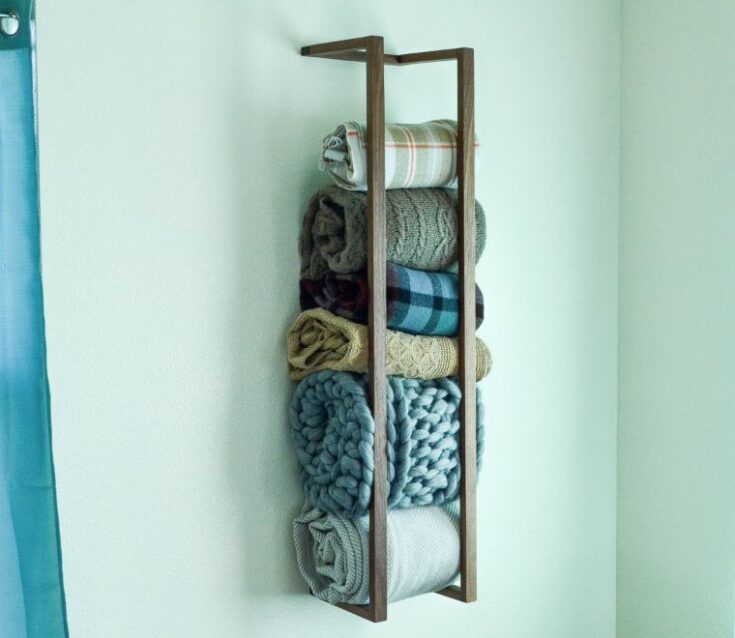 23 Ingenious Blanket Storage Ideas - Craftsy Hacks