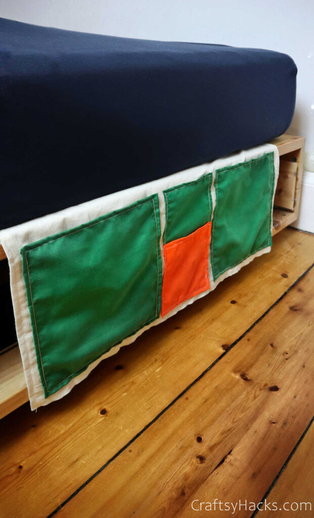 Practical DIY Bedside Caddy Organizer - Craftsy Hacks