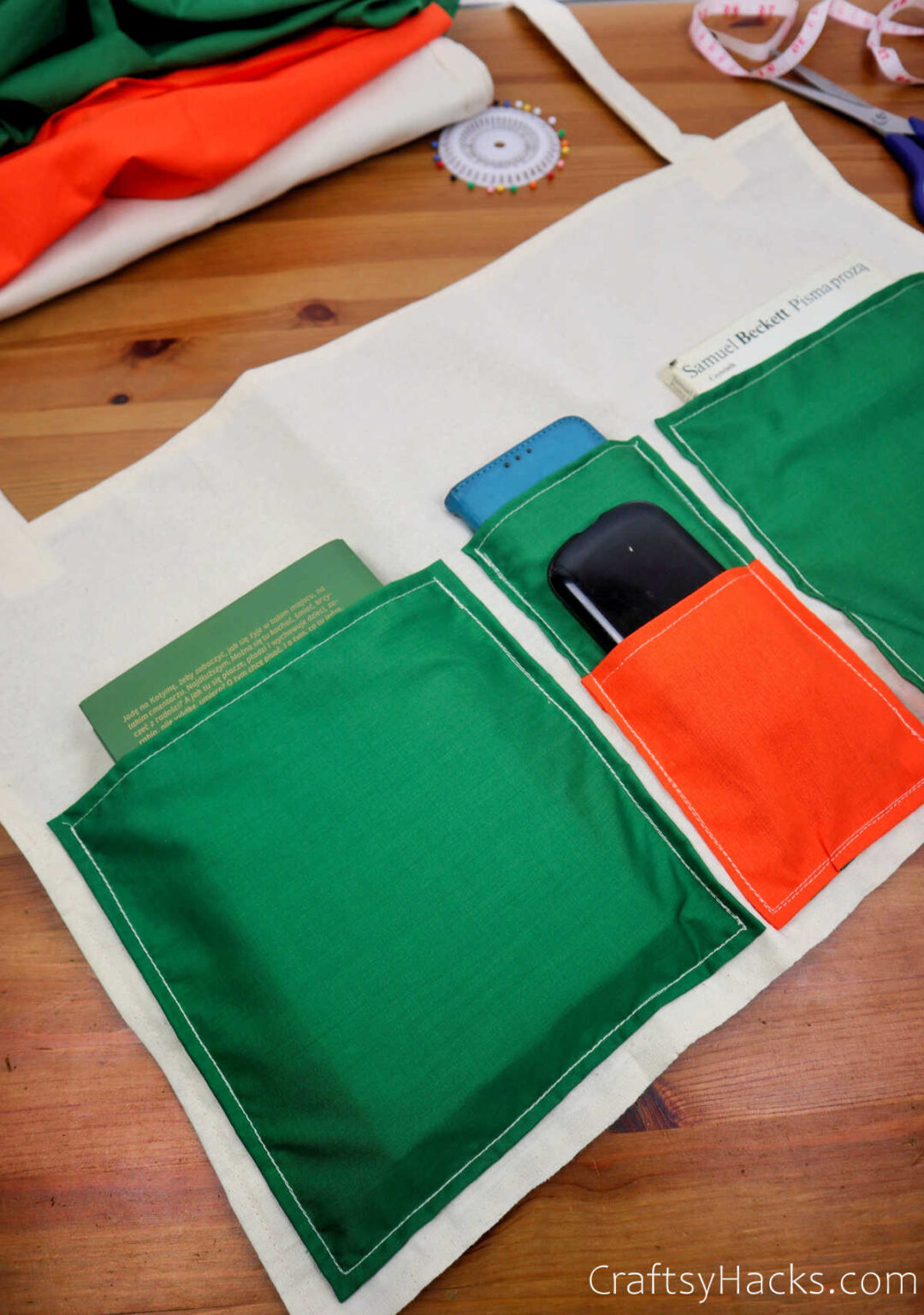 Practical DIY Bedside Caddy Organizer - Craftsy Hacks