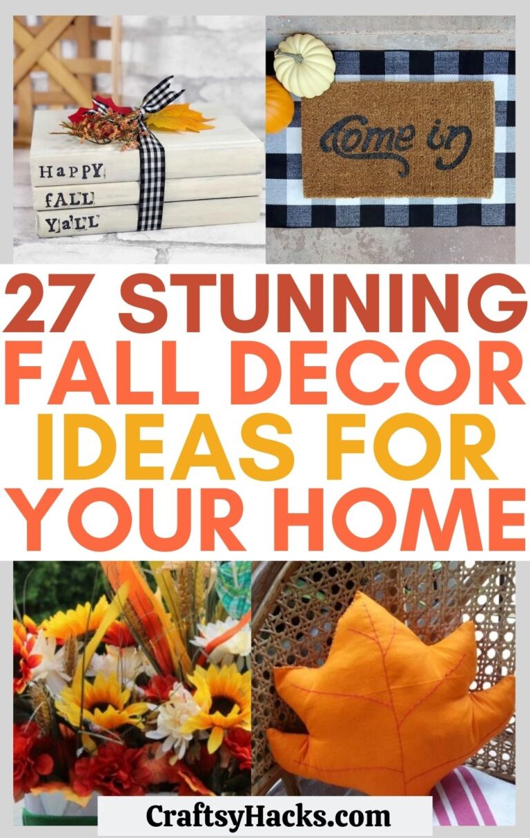 27 Fall Decor Ideas for Your Home - Craftsy Hacks