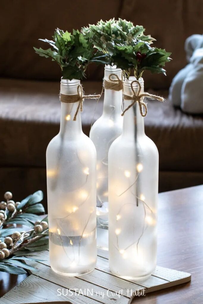 37 Stunning Wine Bottle Crafts - Craftsy Hacks