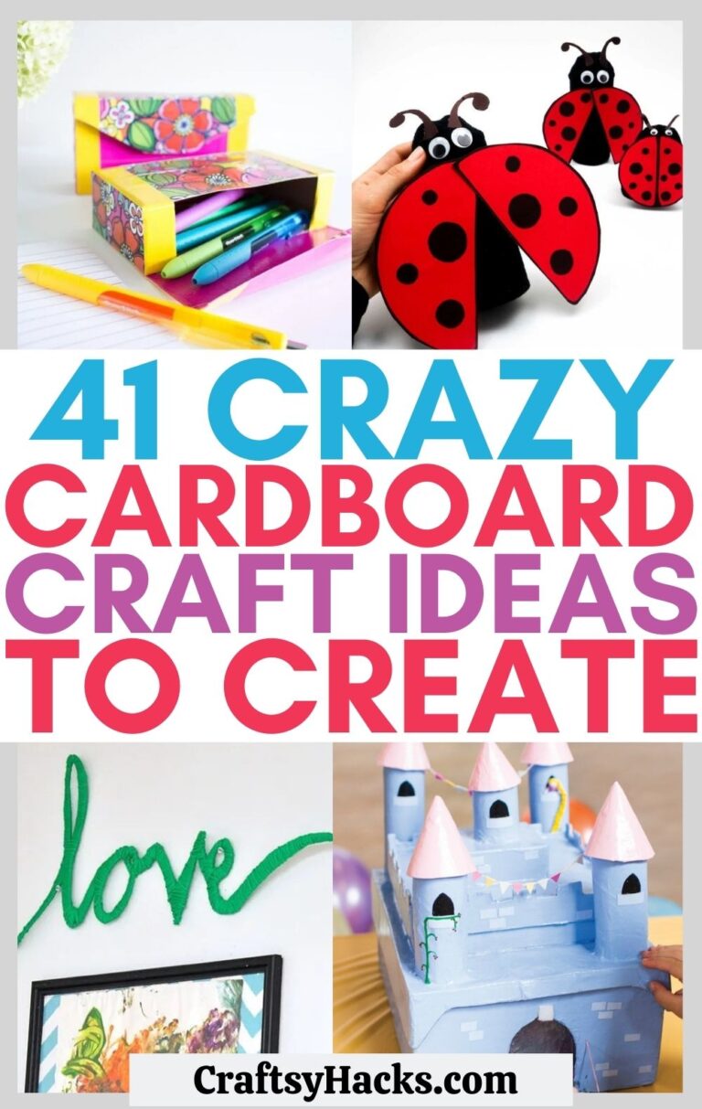 41 Best Cardboard Crafts for People of All Ages - Craftsy Hacks