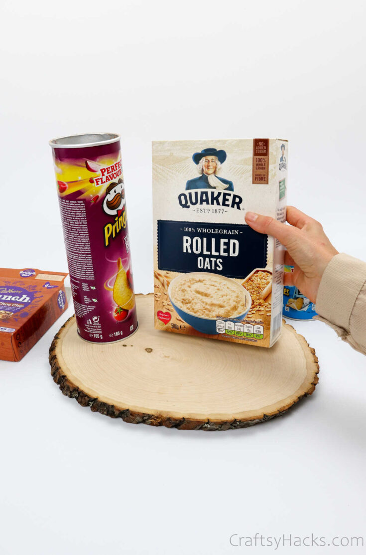 DIY Desk Organizer Out of Upcycled Food Packaging - Craftsy Hacks