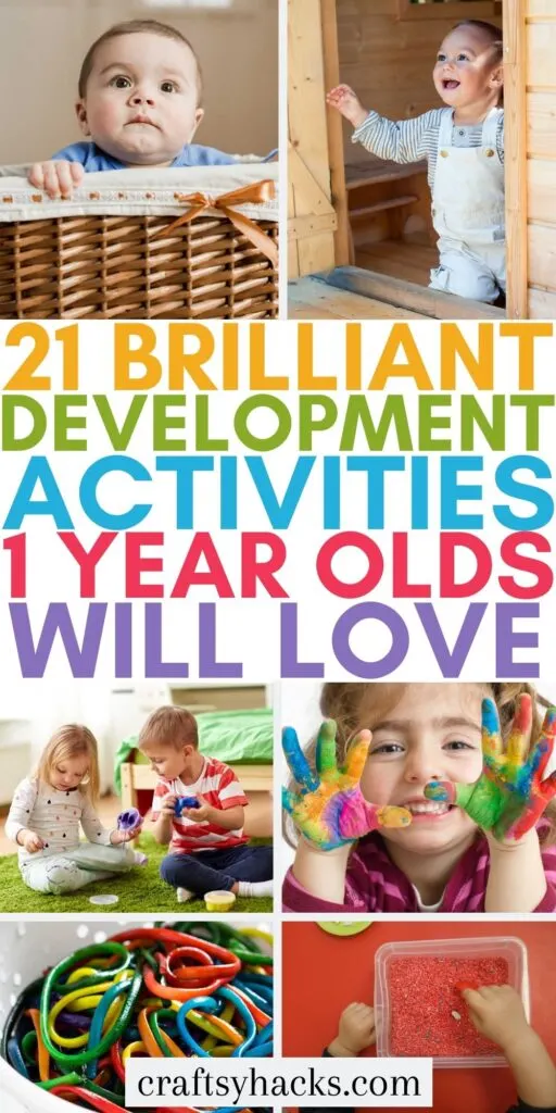 21 Fun Development Activities for 1-Year-Olds - Craftsy Hacks