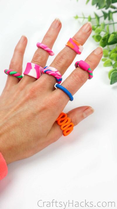 How to Make Clay Rings (Step-by-Step) - Craftsy Hacks
