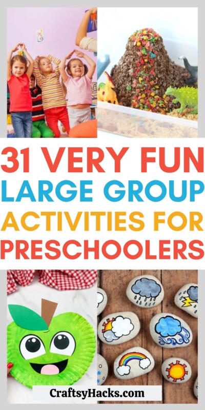 31 Large Group Activities for Preschoolers - Craftsy Hacks