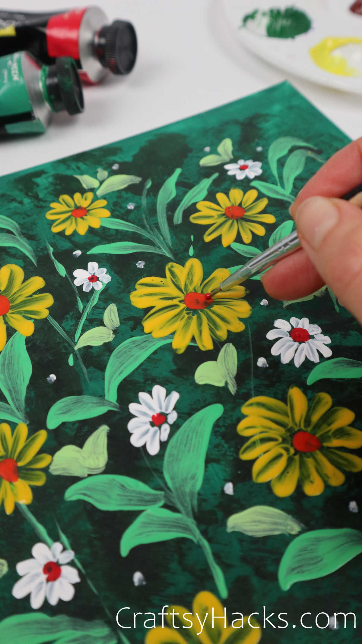 Easy Flower Painting