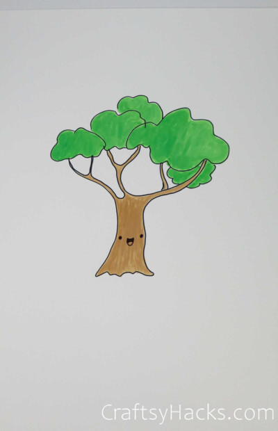 21 Easy Tree Drawing Ideas - Craftsy Hacks