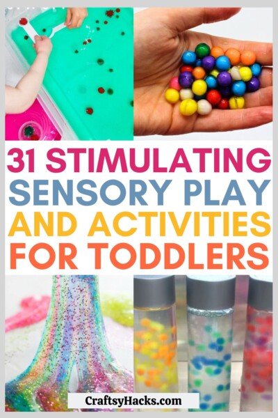 31 Fun Sensory Activities for Toddlers - Craftsy Hacks