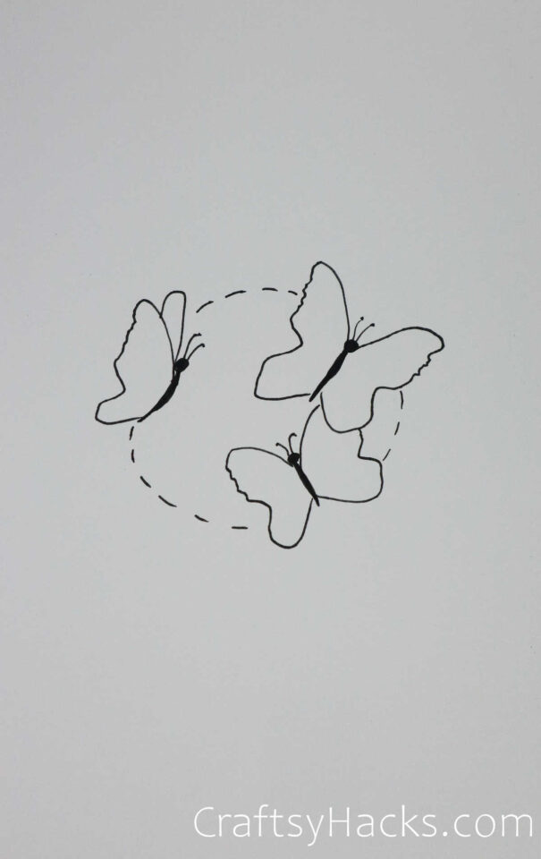 21 Butterfly Drawing Ideas - Craftsy Hacks