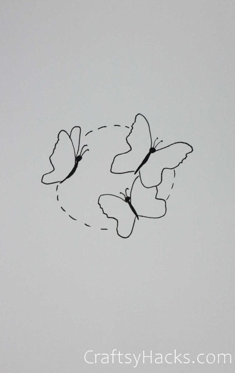 21 Butterfly Drawing Ideas - Craftsy Hacks