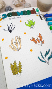 25 Best Ocean Doodles for Bullet Journal - Craftsy Hacks