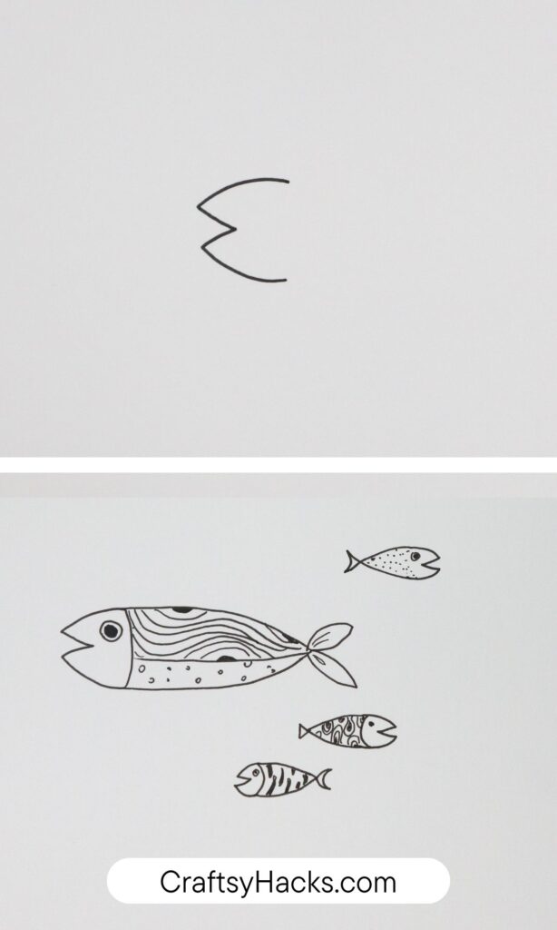 21 Easy Fish Drawing Ideas - Craftsy Hacks