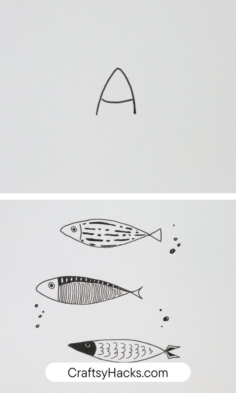 21 Easy Fish Drawing Ideas - Craftsy Hacks