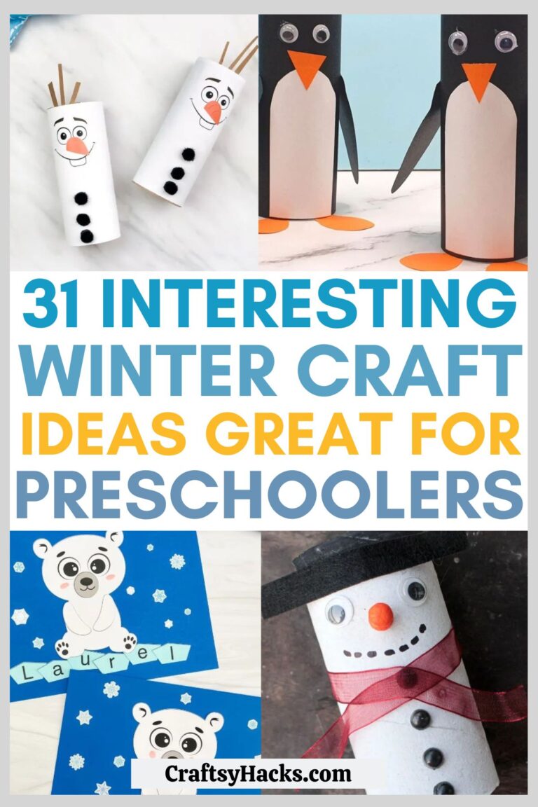 31 Winter Crafts for Preschool - Craftsy Hacks