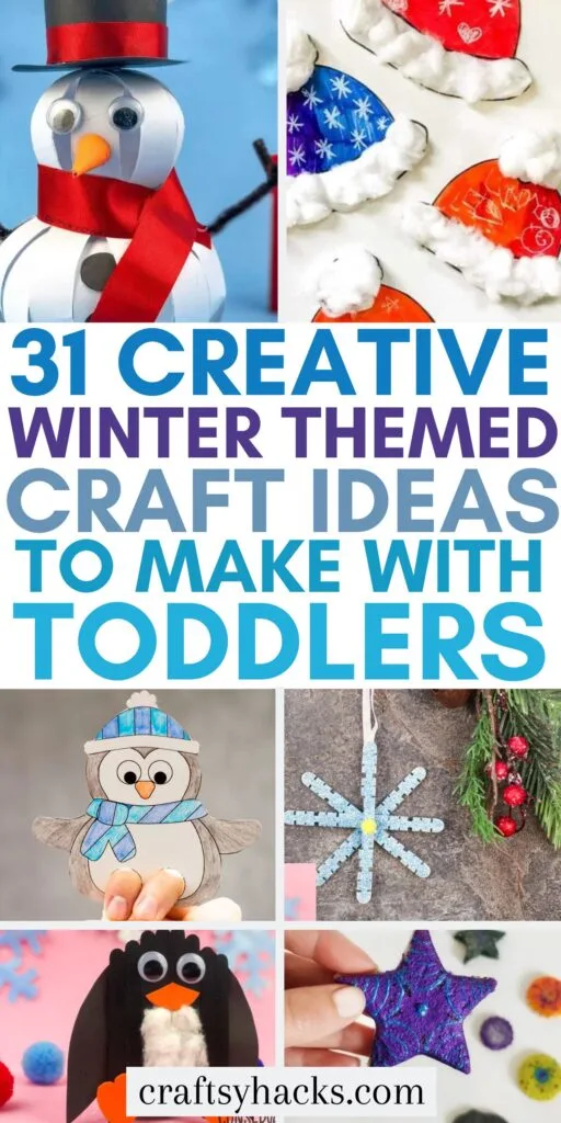 31 Winter Crafts for Toddlers - Craftsy Hacks