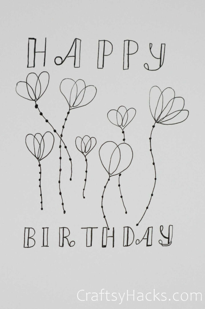 30 Best Happy Birthday Doodle Ideas - Craftsy Hacks