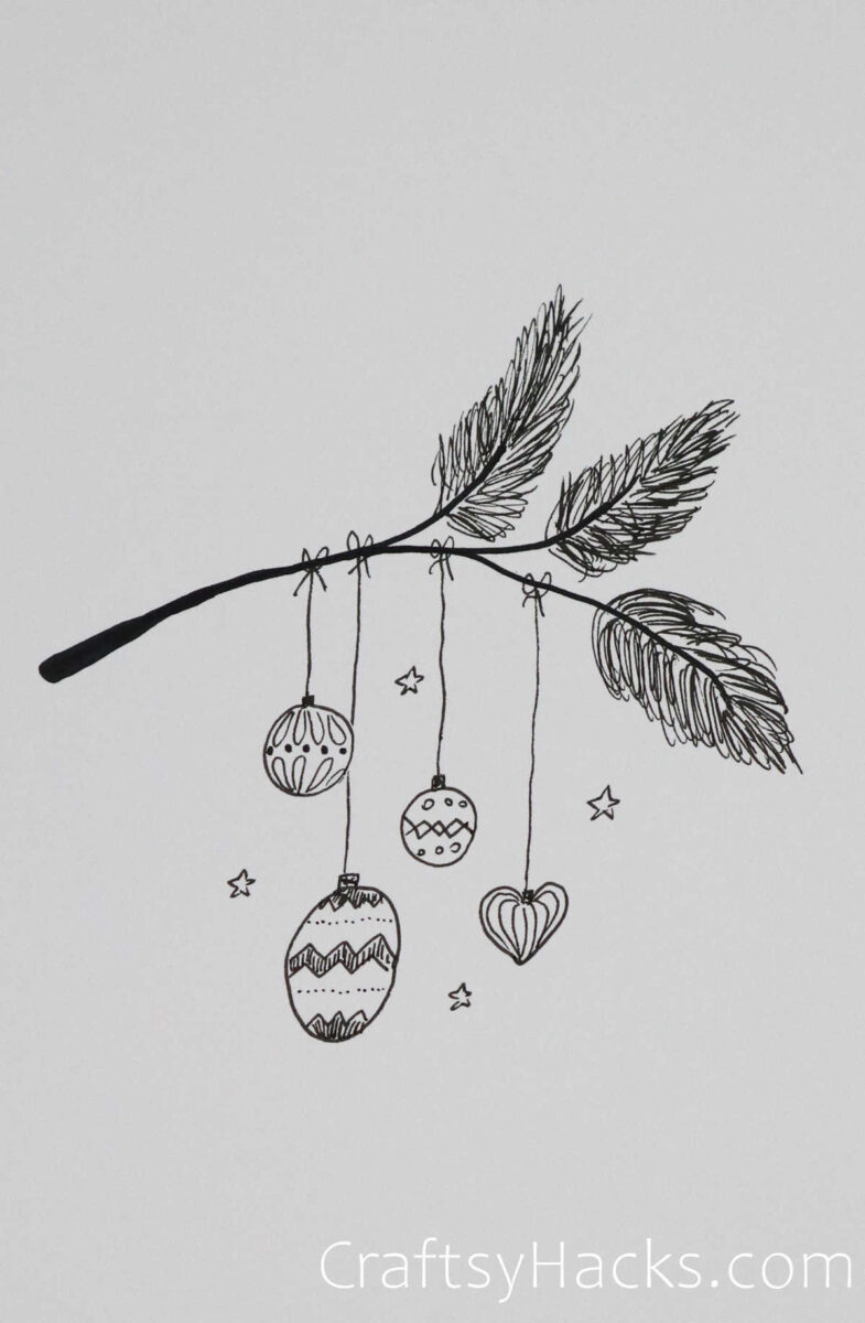 61 Christmas Drawing Ideas - Craftsy Hacks