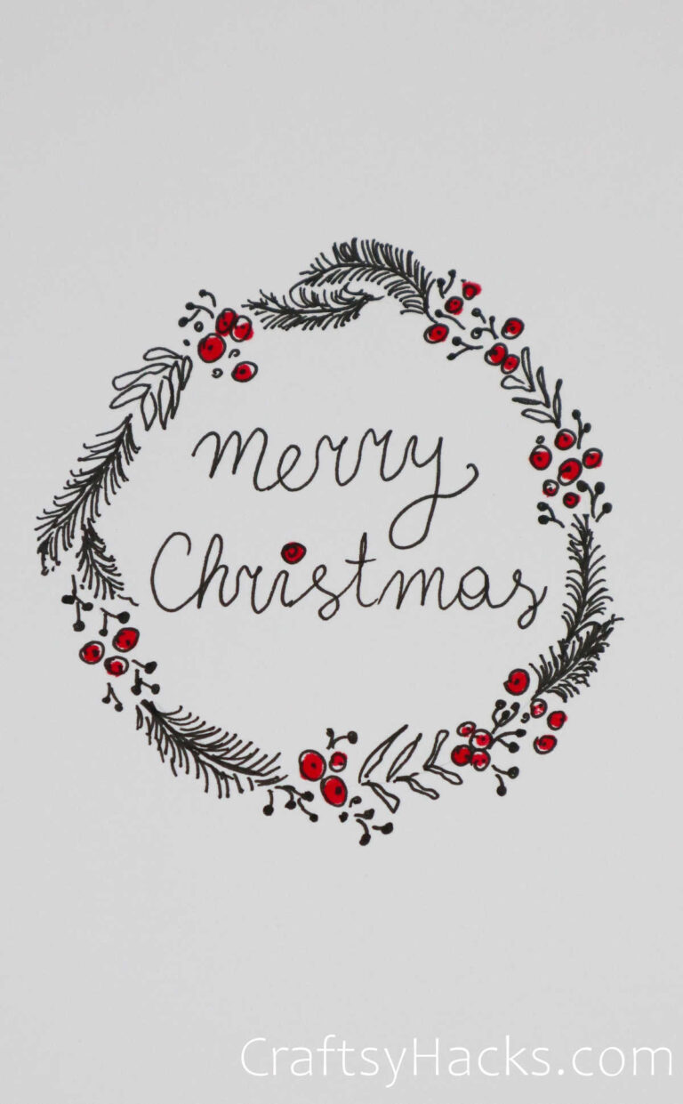 61 Christmas Drawing Ideas - Craftsy Hacks