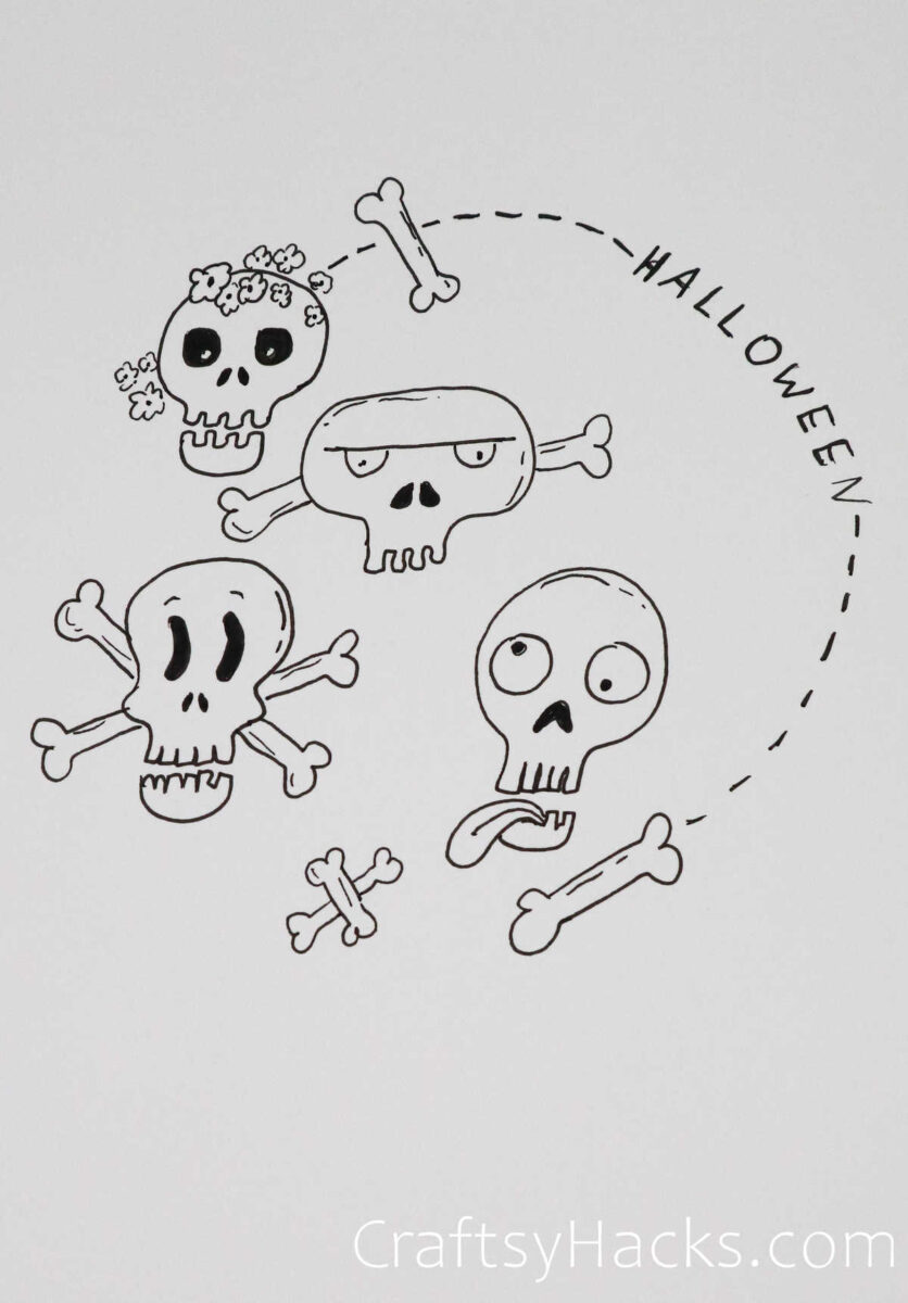 21 Spooky Halloween Drawing Ideas - Craftsy Hacks