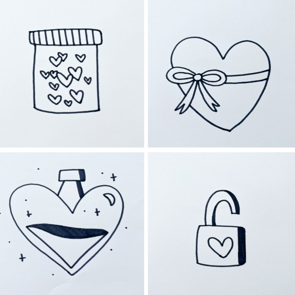 21 Easy Heart Drawing Ideas - Craftsy Hacks