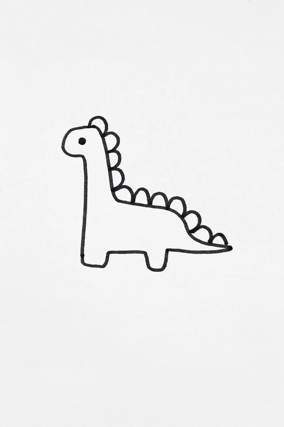 31 Extra Cute Dinosaur Drawing Ideas - Craftsy Hacks
