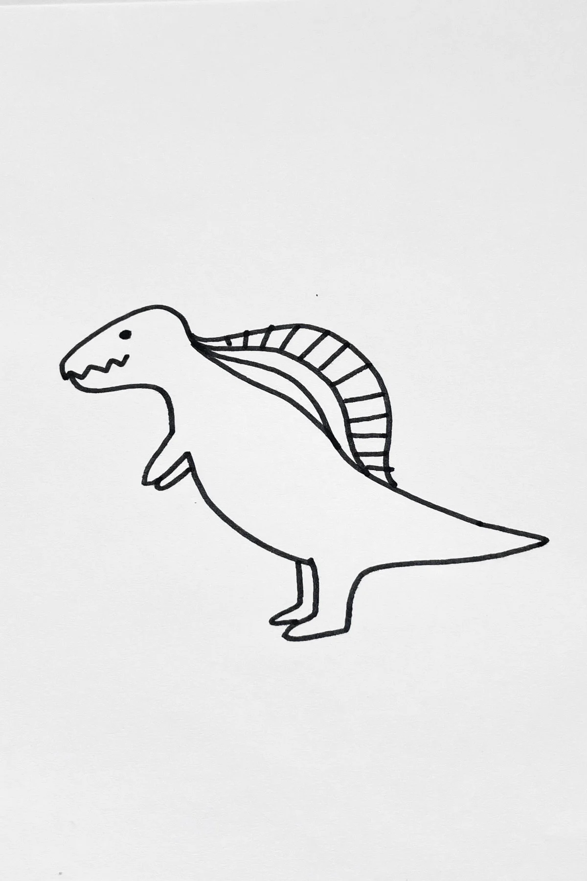 31 Extra Cute Dinosaur Drawing Ideas - Craftsy Hacks