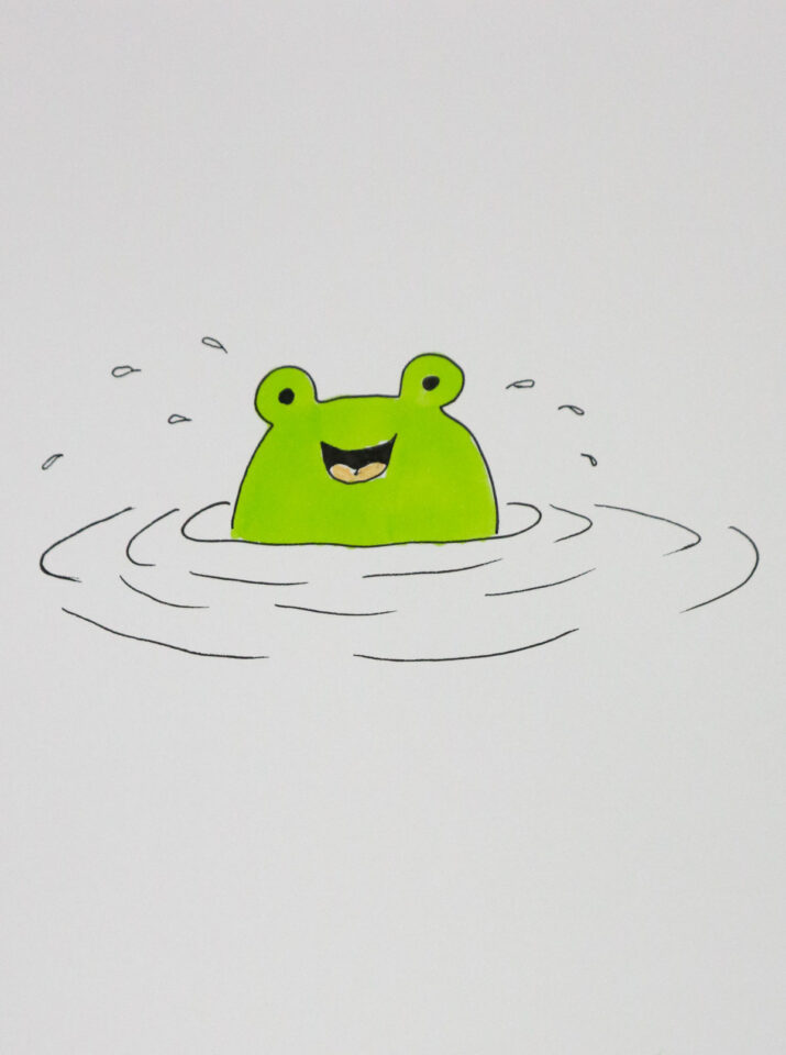 25 Cute Frog Drawing Ideas - Craftsy Hacks