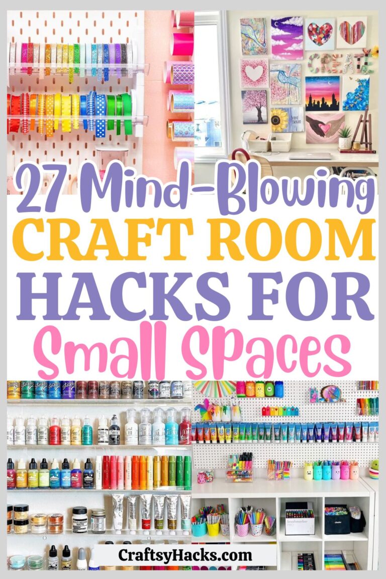 27 Genius Craft Room Hacks for a Small Space - Craftsy Hacks