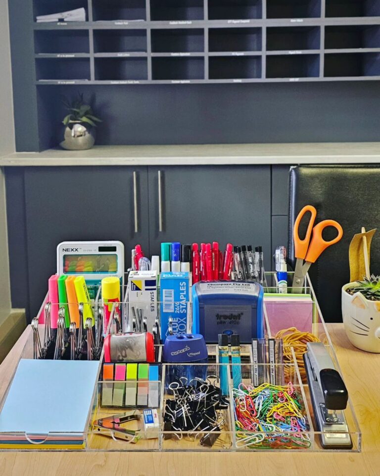 21 Brilliant Office Supply Organizing Ideas - Craftsy Hacks