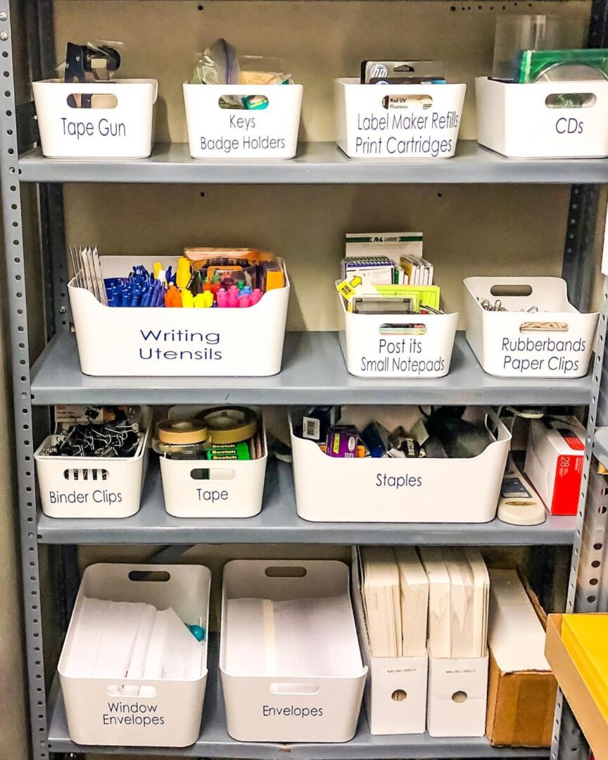 21 Brilliant Office Supply Organizing Ideas - Craftsy Hacks