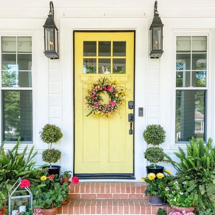 27 Stunning Summer Front Door Ideas - Craftsy Hacks