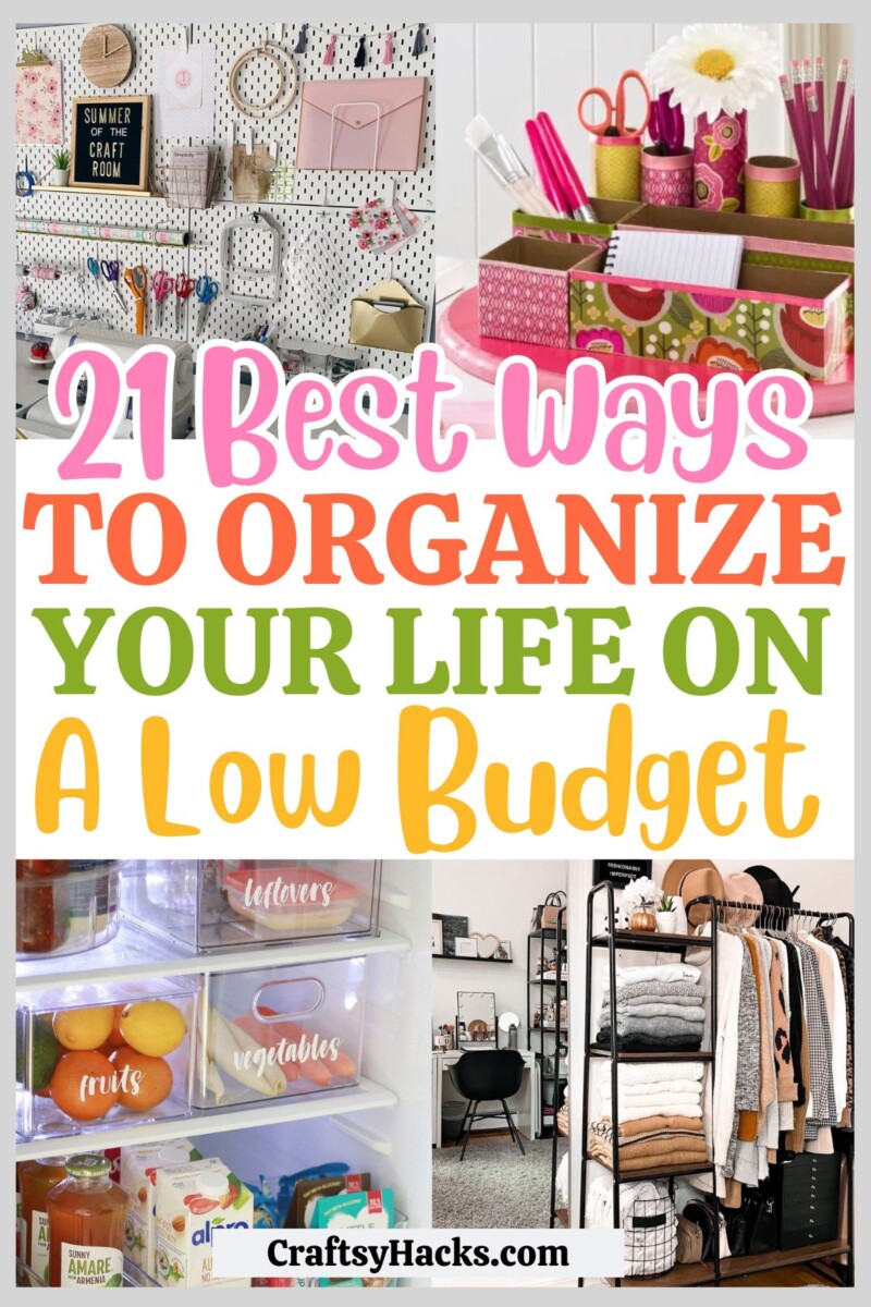 21 Genius Ways to Organize Your Life for Cheap - Craftsy Hacks