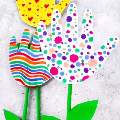 The Cutest DIY Hand Flowers - Craftsy Hacks