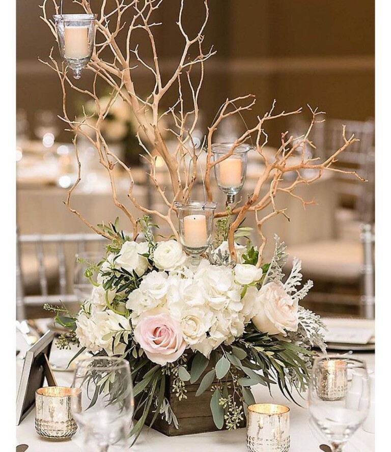 21 Rustic Wedding Table Centerpiece Ideas - Craftsy Hacks