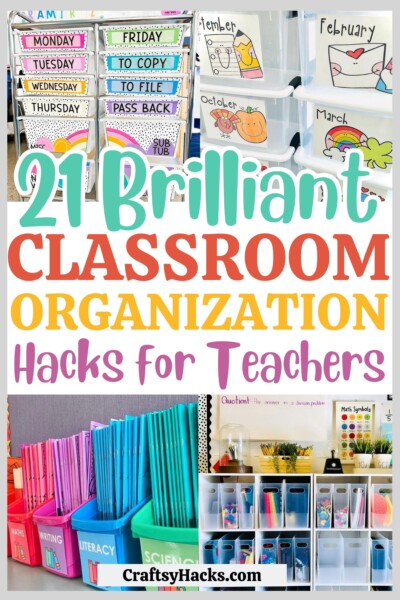 21 Classroom Organization Hacks - Craftsy Hacks 21 Classroom Organization Hacks - Craftsy Hacks