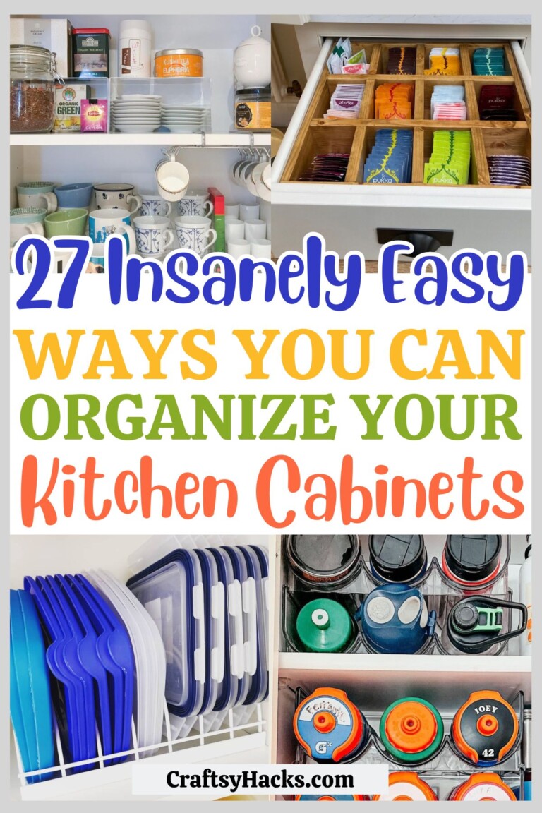 27 Ways Smart Moms Organize Kitchen Cabinets - Craftsy Hacks