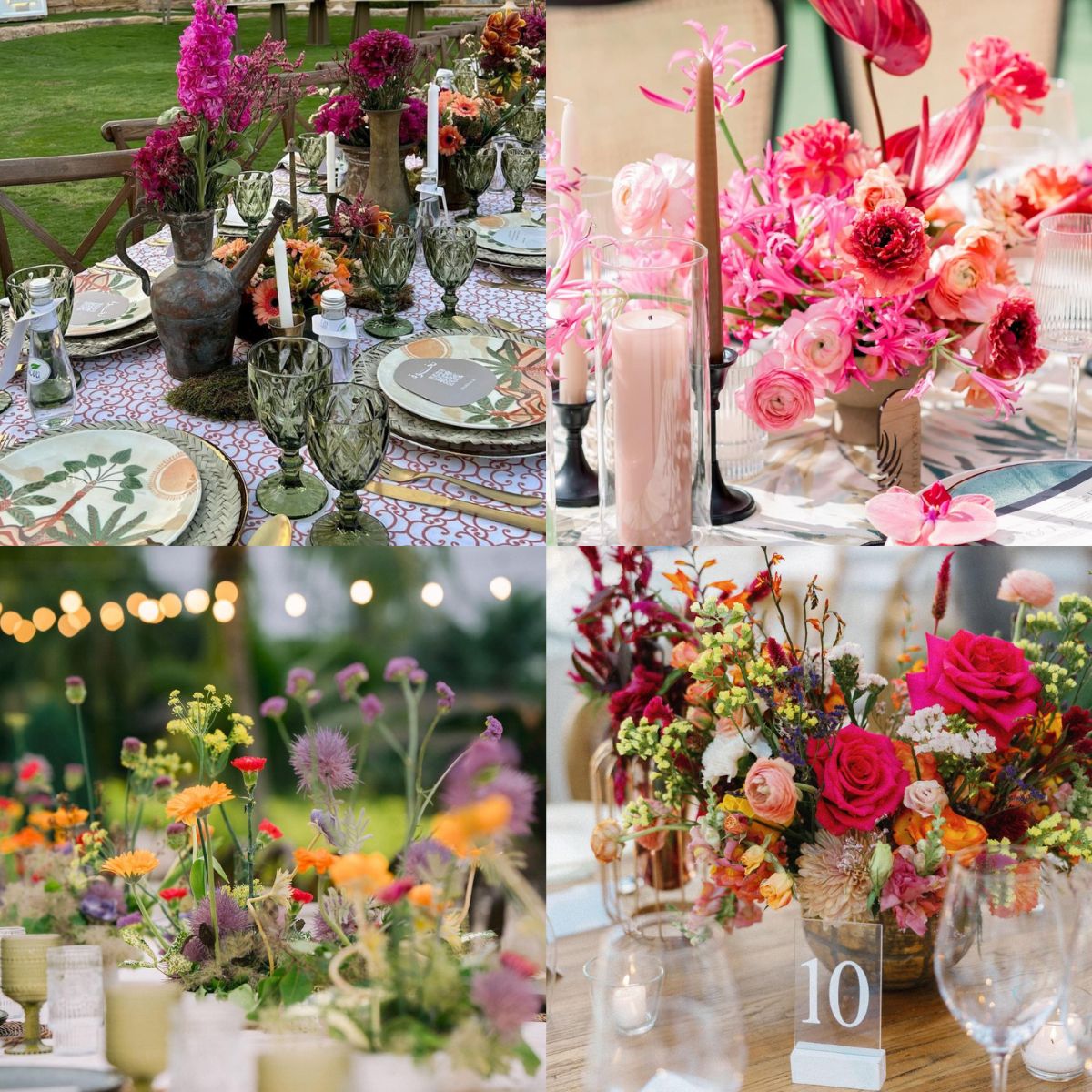 Simple boho wedding centerpieces 60 photos - Astyledwedding.com