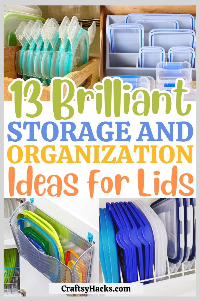 13 Awesome Lid Storage Hacks - Craftsy Hacks