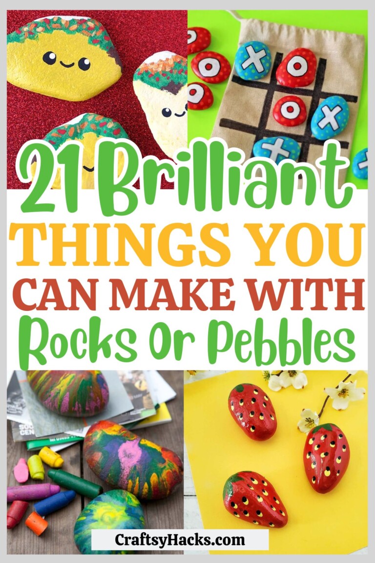 21 Things to Make with Rocks - Craftsy Hacks