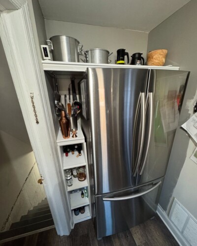 13 Simple on Top of Fridge Storage Ideas - Craftsy Hacks
