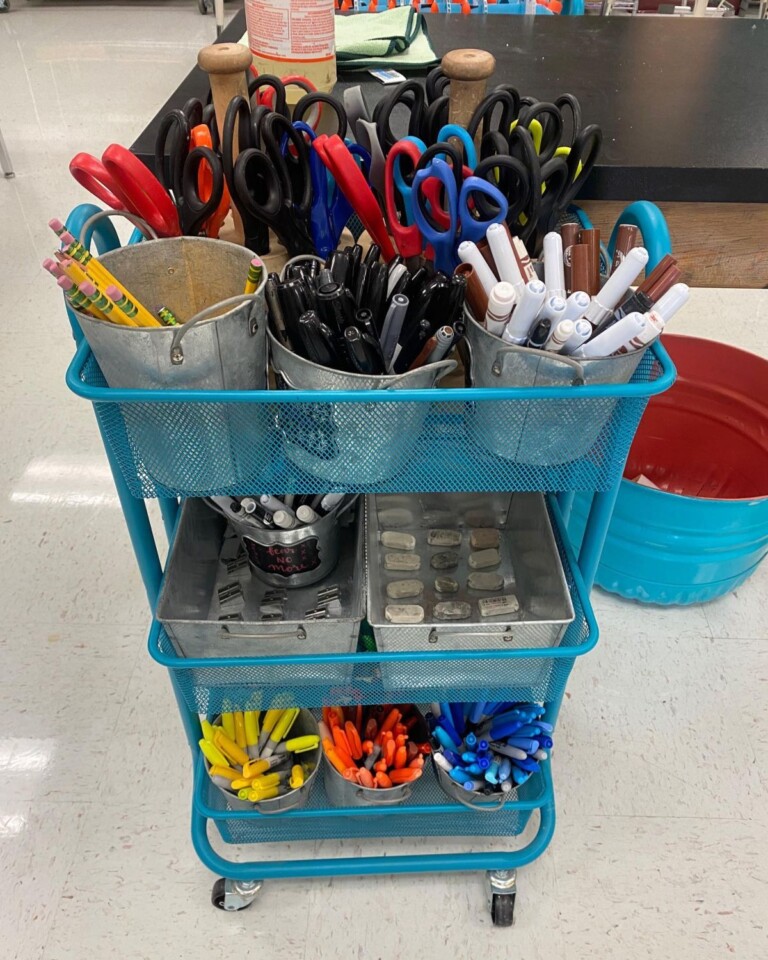 21 Ingenious Art Room Organization Ideas - Craftsy Hacks