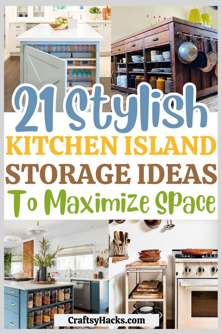 21 Clever Kitchen Island Storage Ideas - Craftsy Hacks