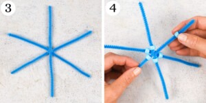Pipe Cleaner Snowflakes - Craftsy Hacks