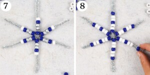 Pipe Cleaner Snowflakes - Craftsy Hacks