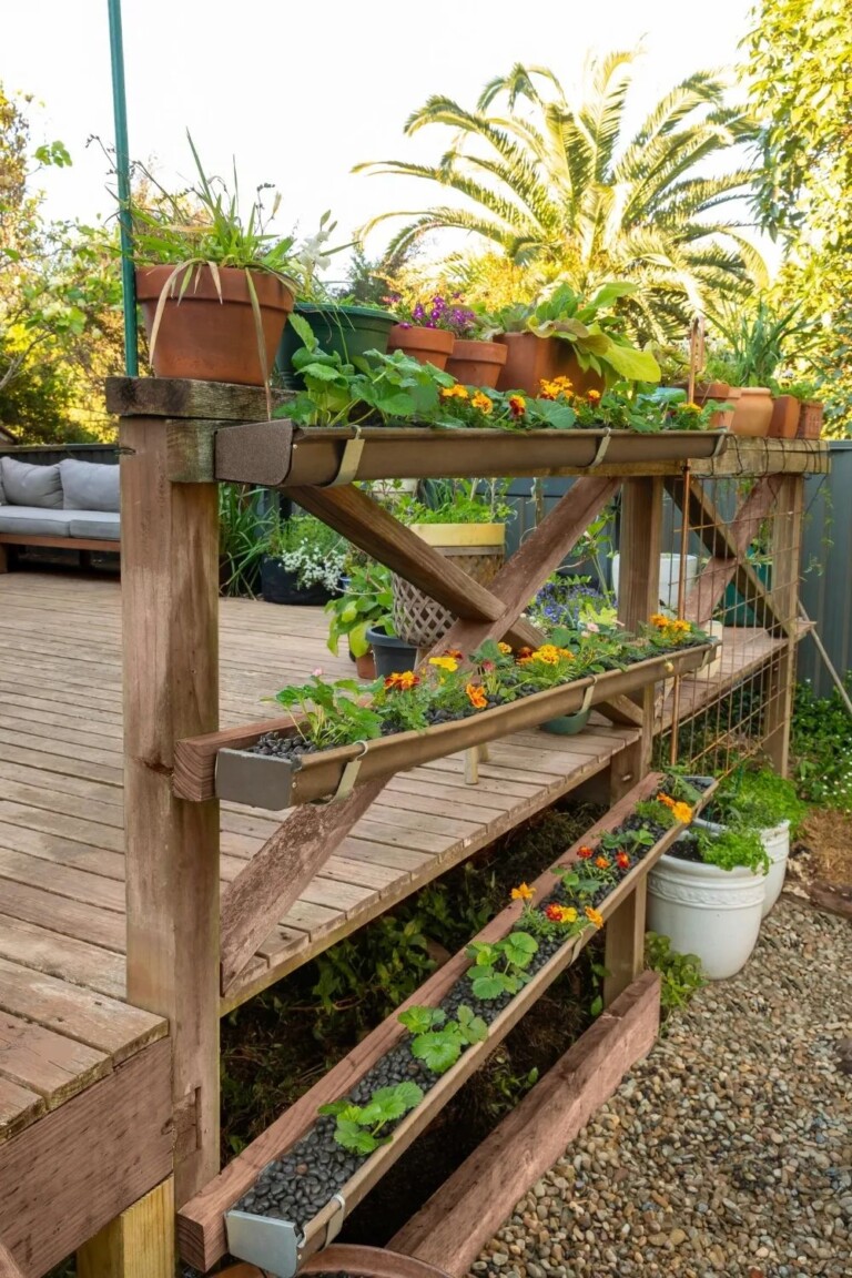 17 Creative Ways to Use Rain Gutters for Storage - Craftsy Hacks