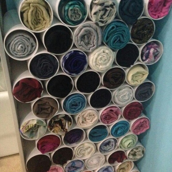 17 Super Simple Ways to Organize Scarves - Craftsy Hacks